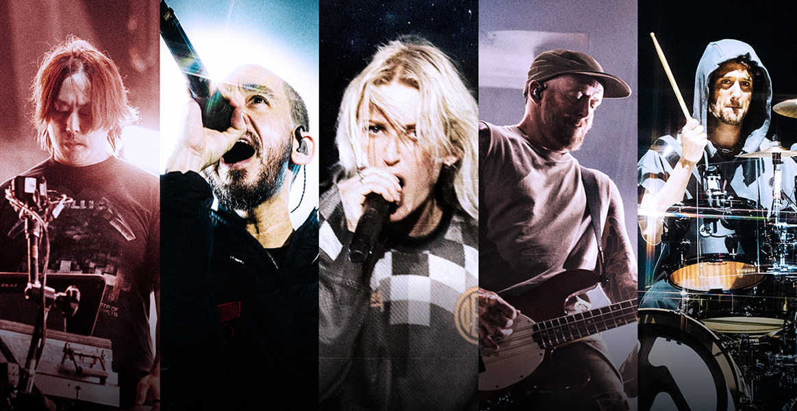 Linkin Park play at the Letzigrund Stadium on 30.06.2026