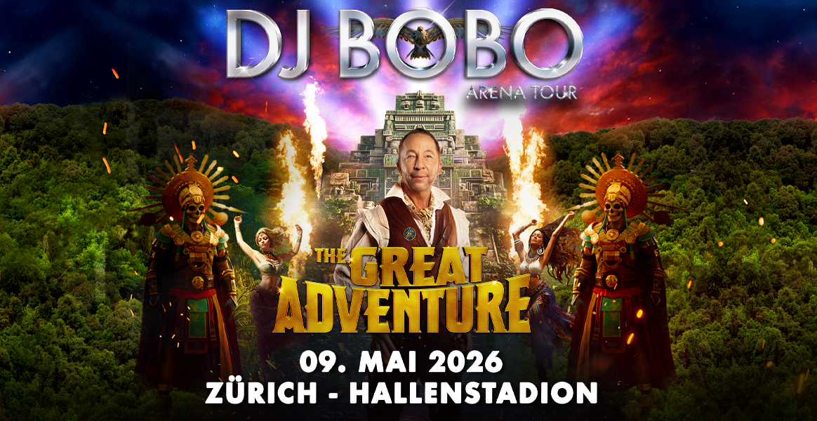 DJ Bobo startet 2026 in ein grosses Abenteuer – und kommt auch nach Zürich