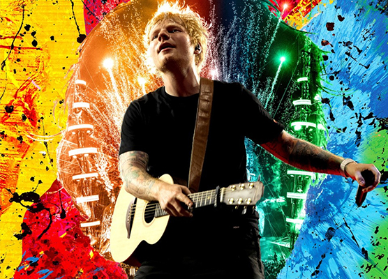 Ed Sheeran live at the Letzigrund in August 2025
