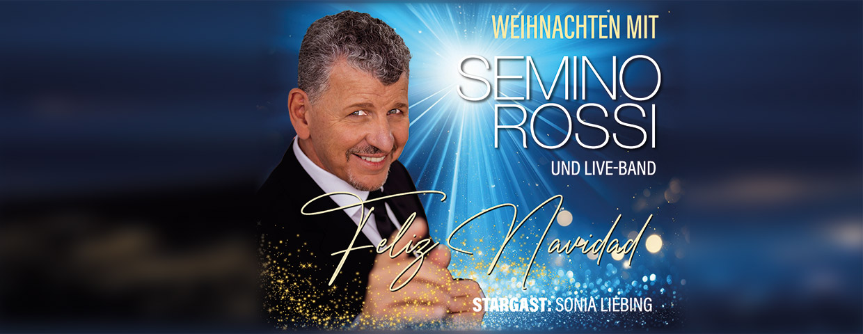Weihnachten mit Semino Rossi – offizieller Ticketverkauf
