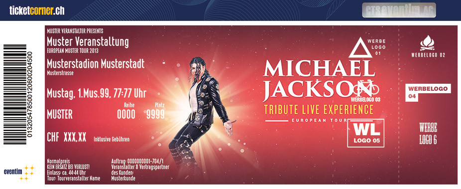 Michael Jackson Tribute Live Experience Tickets - Ticketcorner ...