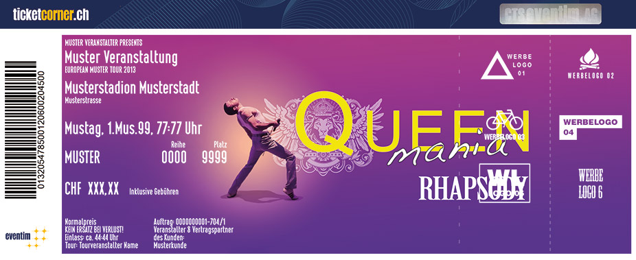Queenmania - Queen Tribute Show Tickets - Ticketcorner