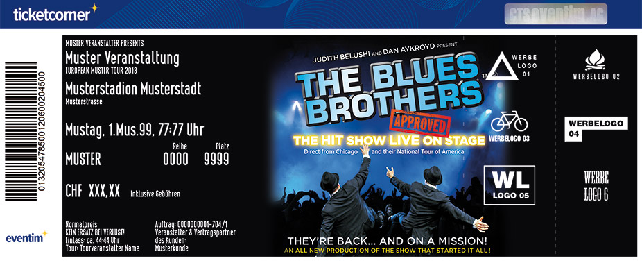 The Blues Brothers - The Hit Show Live on Stage Tickets - Ticketcorner